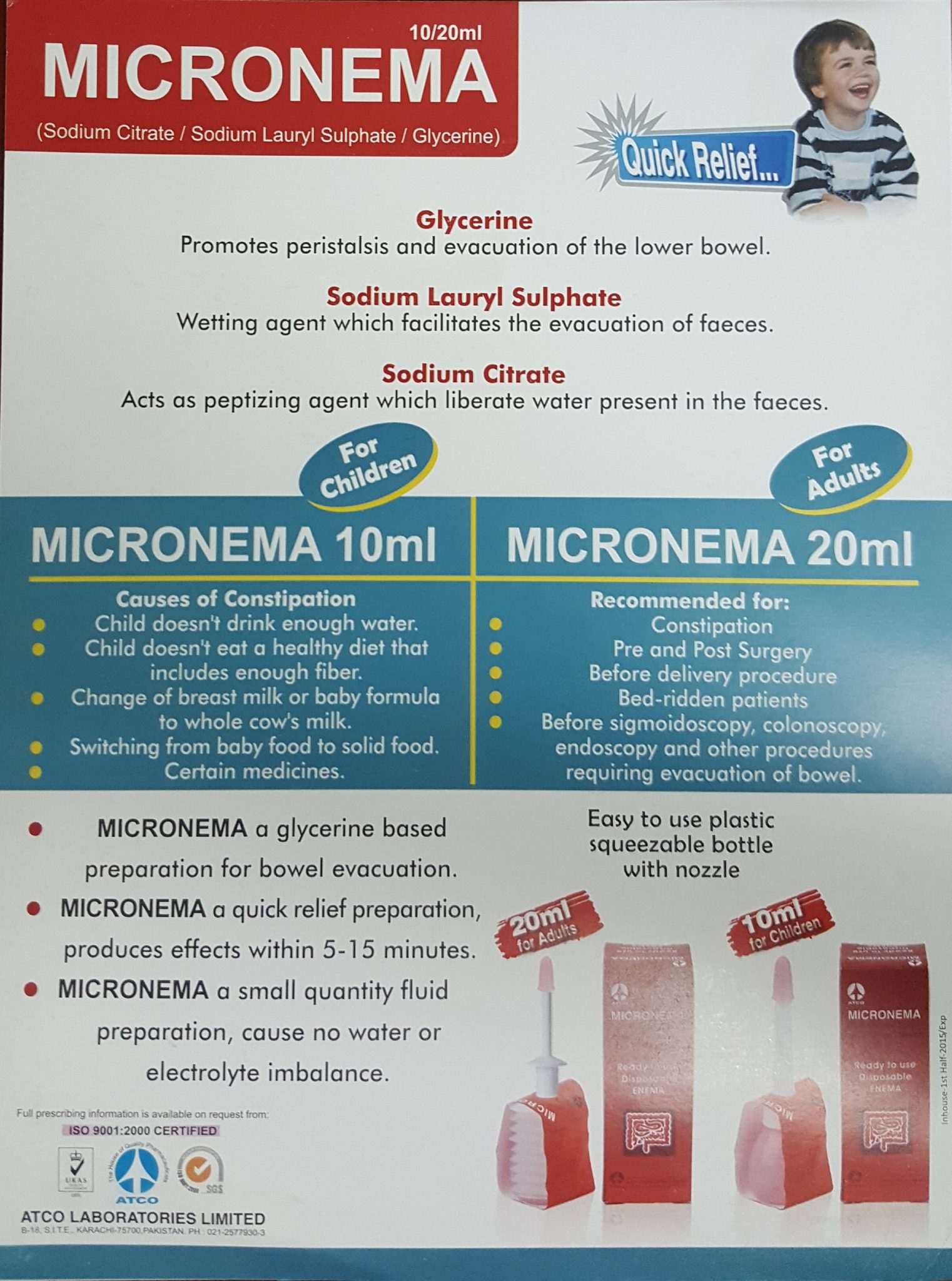 MICRONEMA 10 & 20 ML (ENEMA FOR PEDS. & ADULTS) – Raheeg Medical